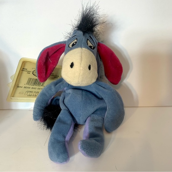 Disney | Toys | Nwt Disney Eeyore From Winniethepooh Mini Bean Bag 9 ...